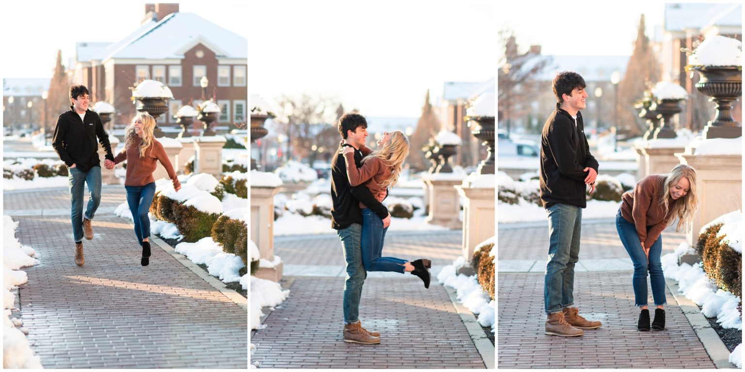 Abby & Ben | Winter Engagement Session | Carmel, IN