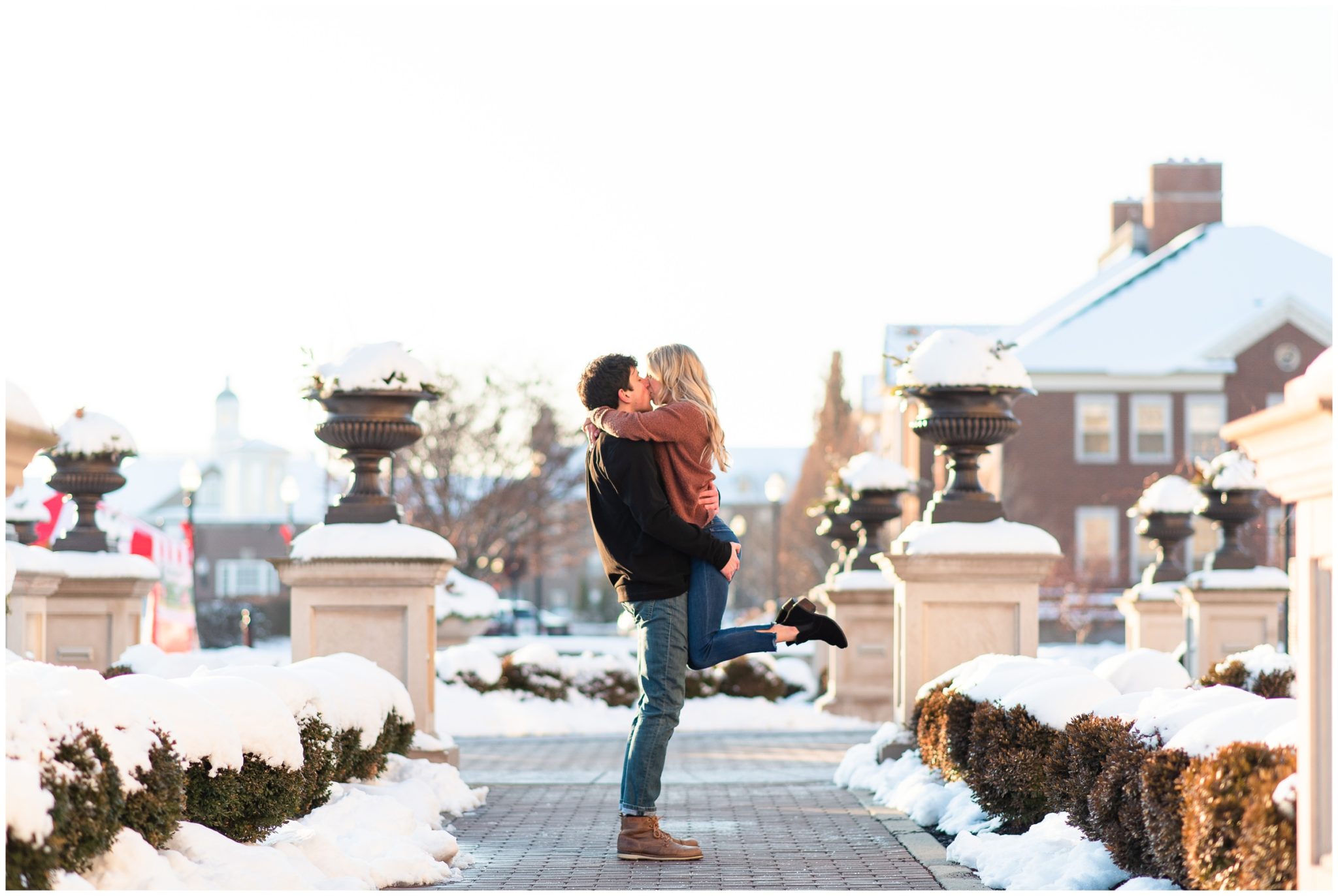 Abby & Ben | Winter Engagement Session | Carmel, IN