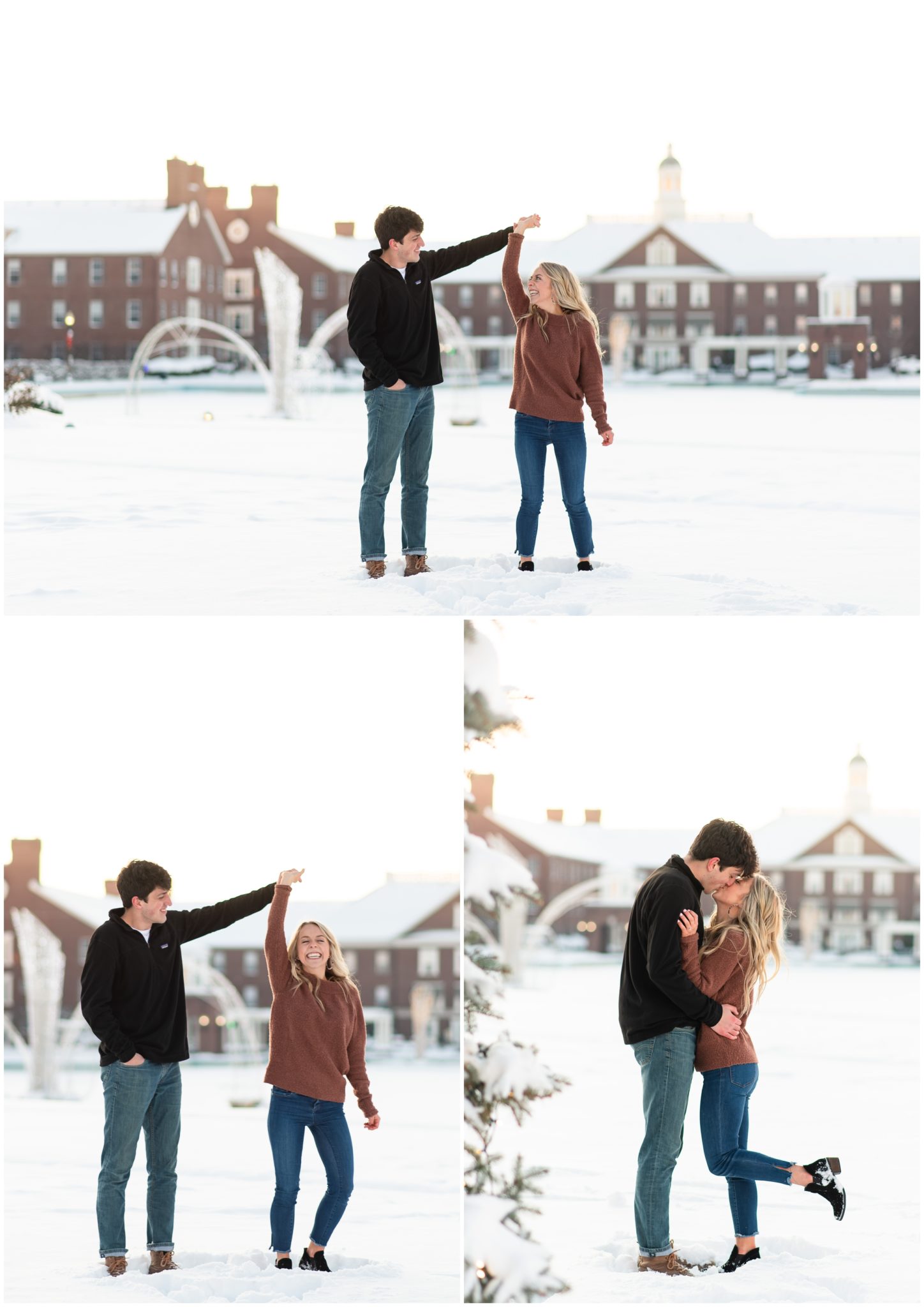 Abby & Ben | Winter Engagement Session | Carmel, IN